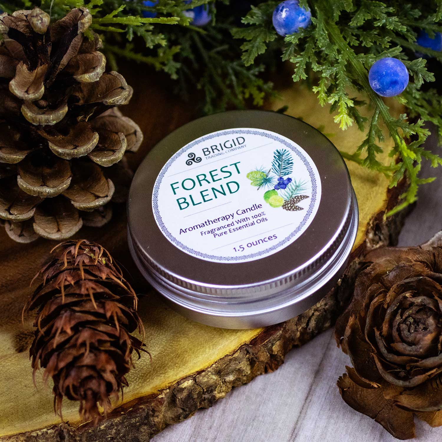 Forest Blend Forest Scented Soy Wax Aromatherapy Candle